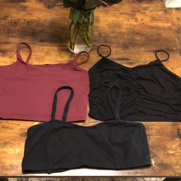 Express | Tops | 42 Bundle Of Super Cropped Tanks | Poshmark